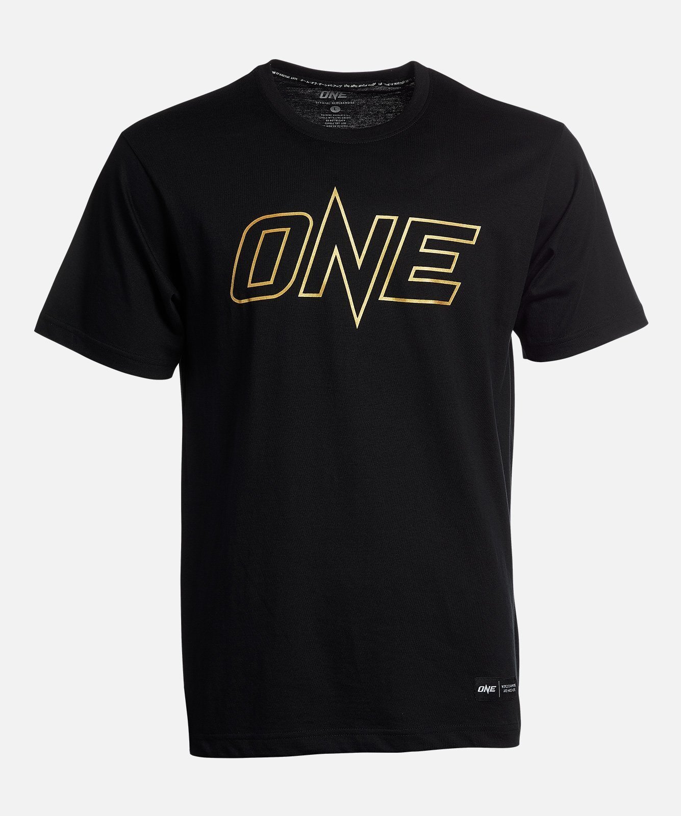 ONE Metallic Gold Logo Tee