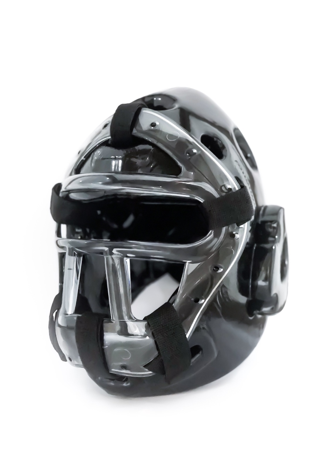 WACOKU - Dipped Head Gear/Guard - Black - Detachable Clear Face Grill